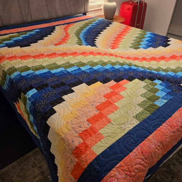 The Restless Wind Bargello Quilt Pattern - Etsy