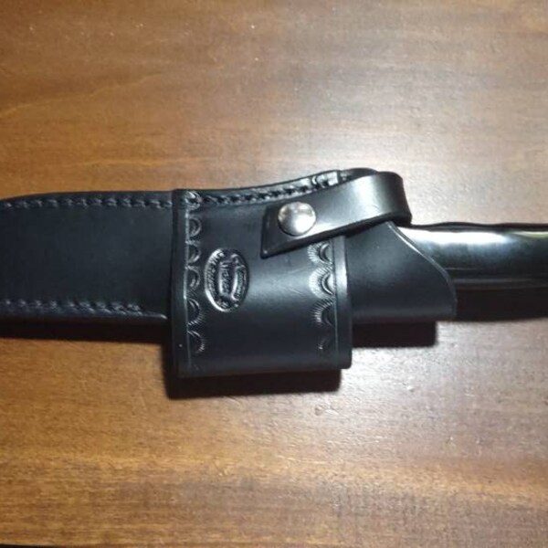 Custom Leather Crossdraw Sheath for Schrade Sharpfinger 152OT - Etsy