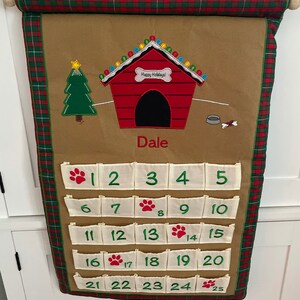 Personalized Dog Advent Calendar Pet Christmas Countdown for - Etsy