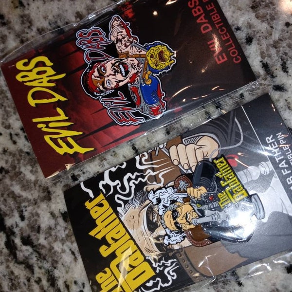Evil Dabs - Hat Pin - Kill Your Culture - Etsy