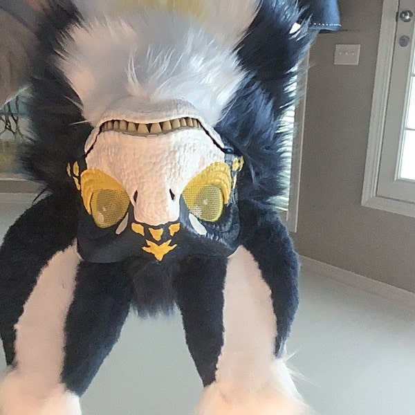 Red Clown Dino Cow Mini Partial Fursuit - Etsy