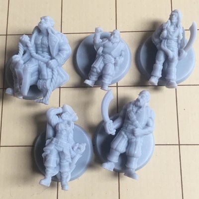 Dark Age Village Miniature Set Dnd Dungeons and Dragons Town Miniatures ...