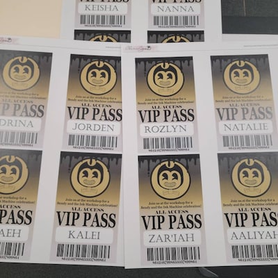 Bendy and the Ink Machine, Bendy Party Sign, Bendy Cards and Gift Sign ...