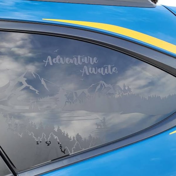 Compass Adventure Side Body Vinyl Decal, Side Panel Decal, Stripe Decal ...