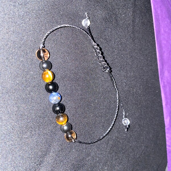 Empath Protection | Kyanite + Black Tourmaline + Tiger Eye + Hematite ...