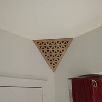 Ceiling Corner Bass Trap «triangle-tri» Acoustic Foam With Perforated ...