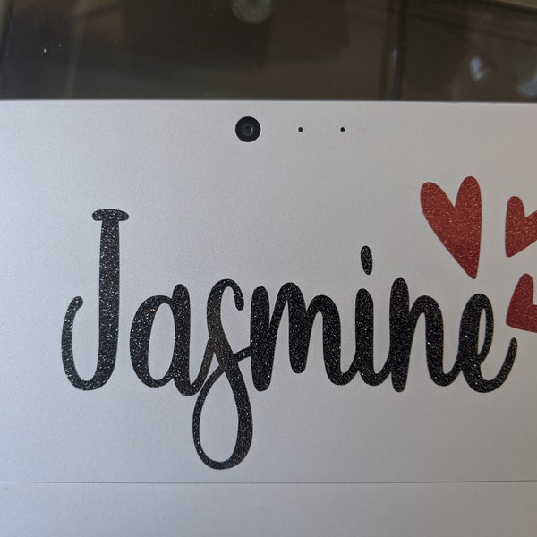 Laptop Stickers | Laptop Decal | Computer Decal | Name Laptop Decal ...