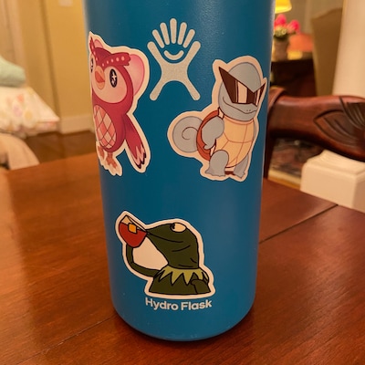 Kermit Sipping Tea Sticker Kermit Sticker Kermit Meme Sticker Water ...