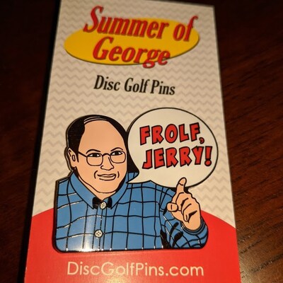 Summer of George Disc Golf Pin™ High Quality Hard Enamel Pin Disc Golf ...