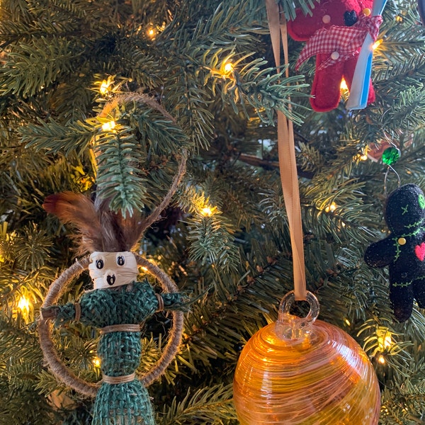 Voodoo Doll Tree Ornament, Gothic Tree Ornament, Rustic Decor, Wedding ...