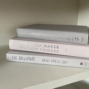 Decorative Book, White Book, Bookshelf Decor, Coffee Table Book, Book ...