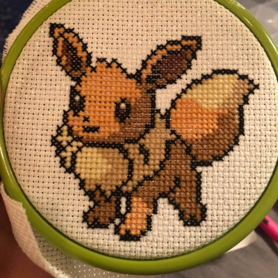 Eevee Cross Stitch Pattern Pdf - Etsy
