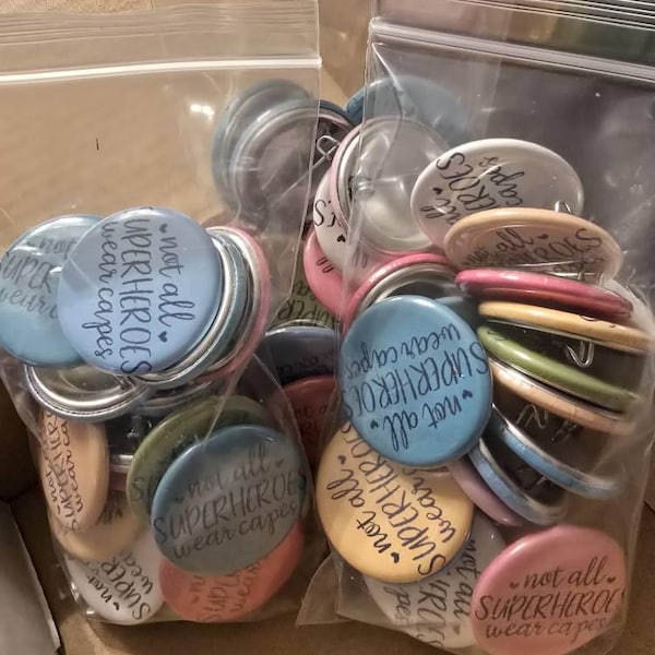 Bible Scripture Inspirational Set of 20 Buttons. 1" , 1.25", 1.5" or 1. ...