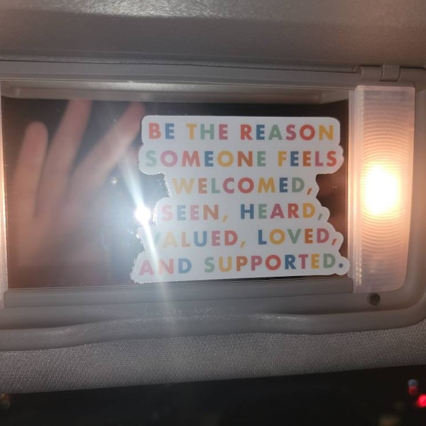 Be the Reason Sticker | Social Work | Be Kind Colorful Sticker ...