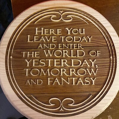 Magic Kingdom Welcome Sign dark Background - Etsy