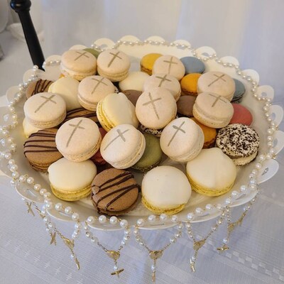 12 Tennis Ball French Macarons,sport Cookies,baby Shower Macaroons ...