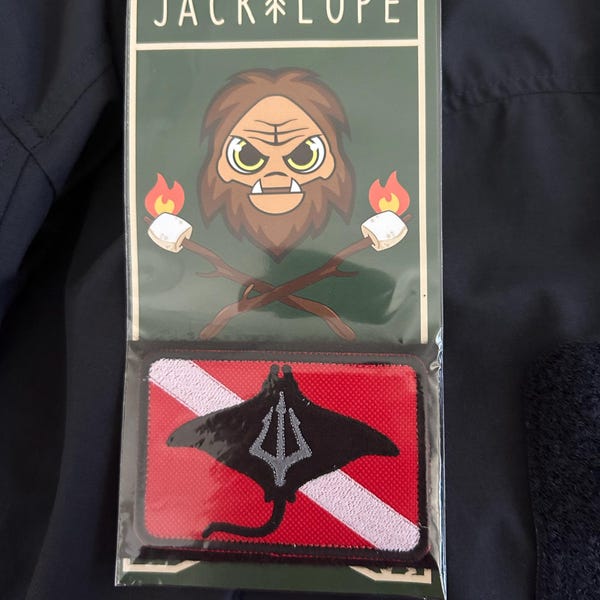 Topo Skull Patch - Morale Patch, Velcro Patch, Jackalope Forest, Scout ...