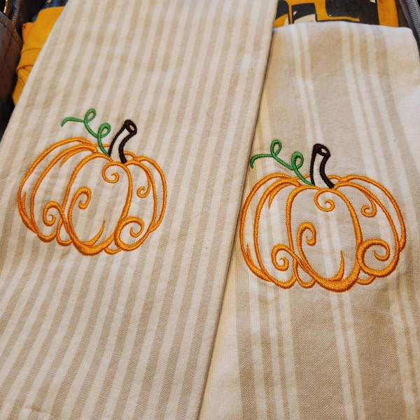 Pumpkin #18 Machine Embroidery Design Halloween Instant Download Fill ...