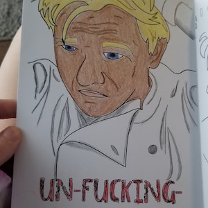 Gordon Ramsay Colouring Book - Etsy
