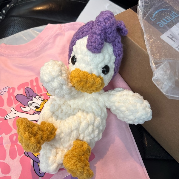 Baby Della Duck | Crochet Duck | Crochet Snuggler | Duck Snuggler ...