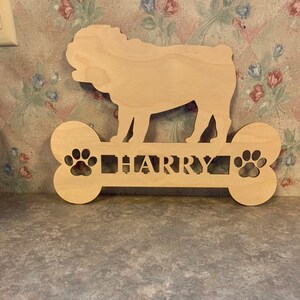 Personalized Dog Sign, Custom Dog Sign, Dog Monogram, Dog Sign, Dog ...