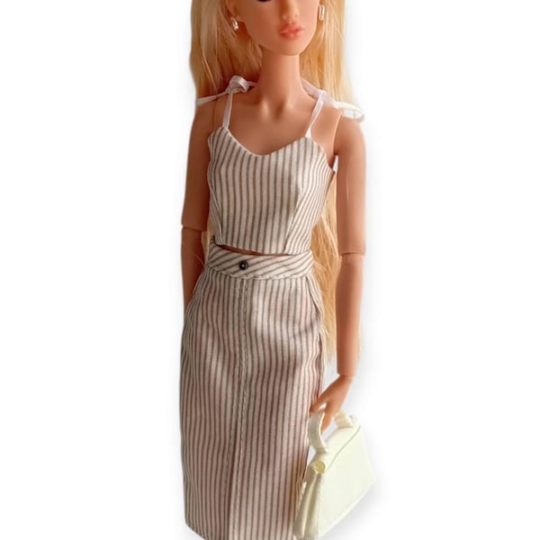 Top and Shorts Clothes for 1/6 Scale Doll, 11.5", 12", 30 Cm, Outfit ...