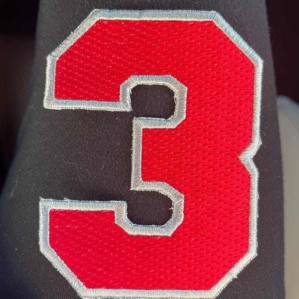 4" Varsity Number Patch, Any Color Combo Custom Made! - Etsy