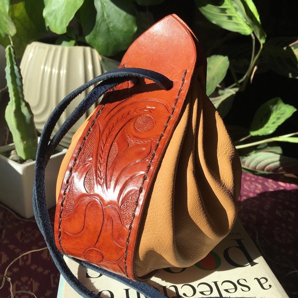 Leather Drawstring Pouch Pattern / Dice Pouch Pattern / Dice Bag ...