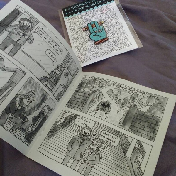 One Sunday - Comic, Diary Comic, Perzine, Hourly Comic Day - Etsy