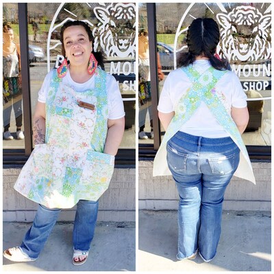 Apron PDF Sewing Pattern for Women Plus Size Pinafore Apron Sewing Pattern Women Plus Size ...
