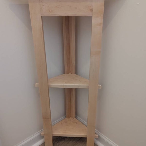 Corner Table With Shelves - Etsy