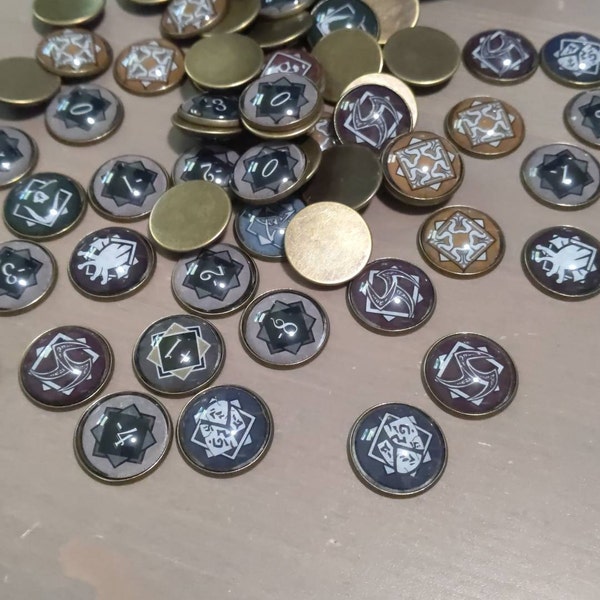 Arkham Horror Chaos Tokens Expansion Pack - Etsy Arkham Horror Chaos Tokens Expansion Pack - Etsy