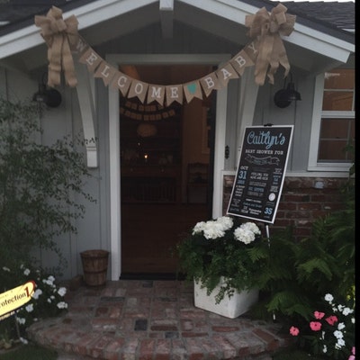 Burlap HAPPY BIRTHDAY Banner / Birthday Decor / Burlap Birthday Banner ...