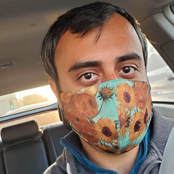 SMALL FACE MASK With Filter Pocket | Teens Mask | Elastic Band - Etsy