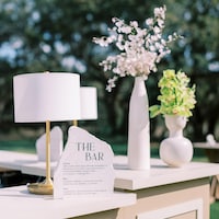 3D Limestone Stone Table Numbers | Wedding Unique Signage | Custom ...