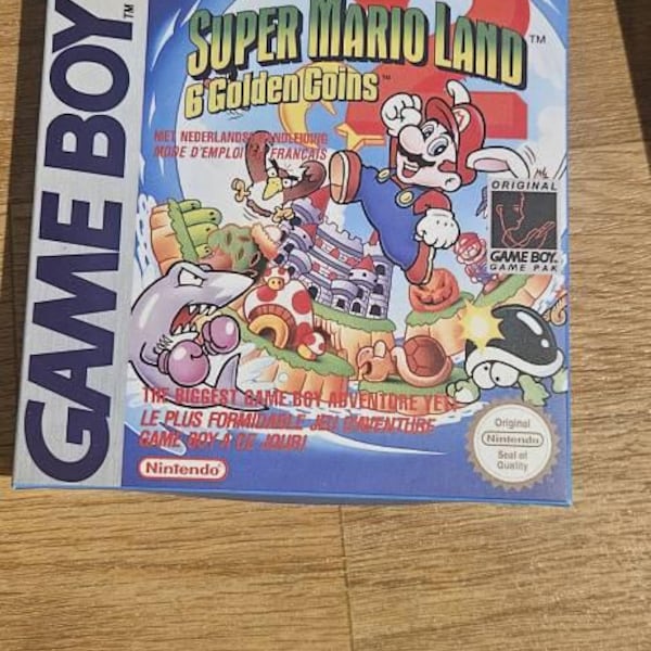 Super Mario Land Box for Game Boy Nintendo - 3 Regions - HQ - Inner ...