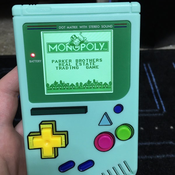 Custom Backlit Adventure Time BMO Gameboy DMG, Modded Bivert Nintendo ...