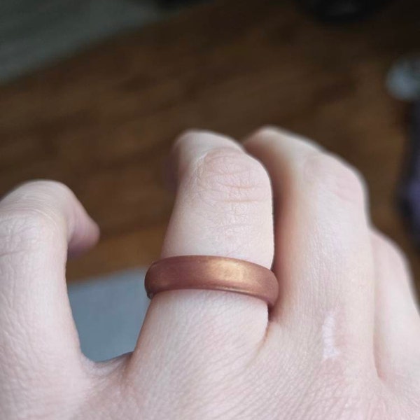 Custom Engraved Silicone Ring for Men Women, Personalized Silicone ...