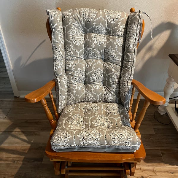 Wingback Rocker Replacement Cushions / 4 Post Rocker Cushions ...