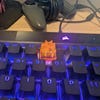 Glowing Fire Artisan Keycap, Fire Demon Anime Keycap, Anime Keycap ...