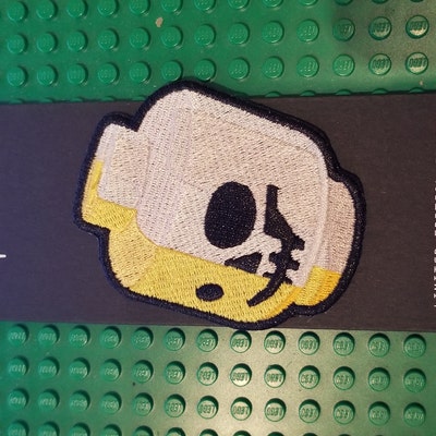 Skull Lego Head Embroidered Patch - Etsy