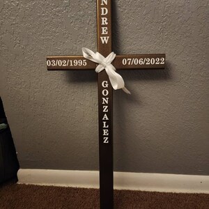 STEEL Infant Cross With Bear Figures// Infant Grave Marker// - Etsy