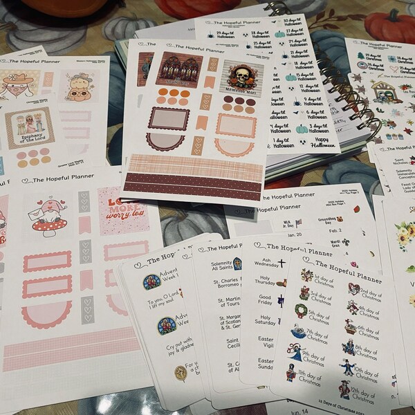 Our Lady of the Rosary Icon Stickers Marian Feast Day Sticker Sheets ...