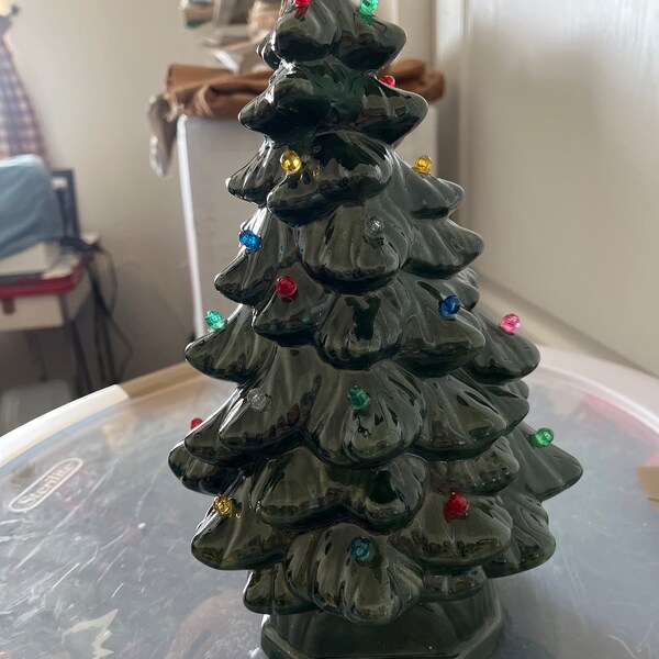 Large Ceramic Christmas Tree Stars. Replacement Star. Aqua-blue-clear ...