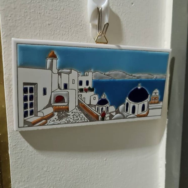 House Numbers / Letters Ceramic Art Tiles, Handmade, Hand Painted in ...