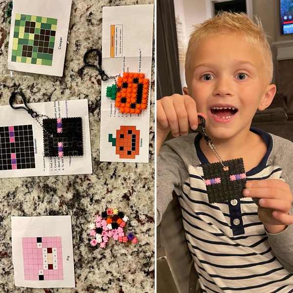 DIY Minecraft PIXEL Mini-block Kits - Make Your Own Minecraft Character ...