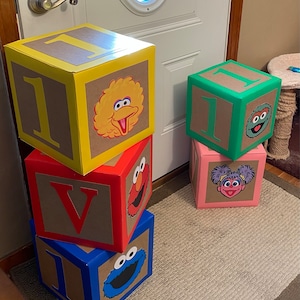 Alphabet & Number Blocks 10x10 Life Size Blocks for - Etsy UK