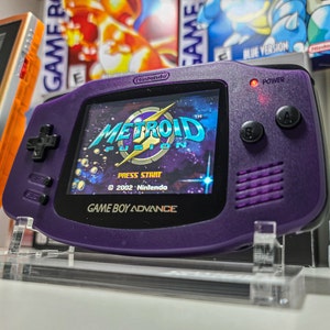 Gameboy Advance SP Solid Black Color AGS IPS Screen Mod With - Etsy