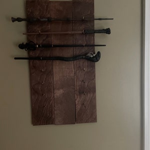 Wand Display Mount for Witches and Wizards Hand-crafted Wall Hanger - Etsy