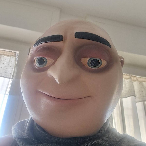 Despicable Me Latex Mask, Felonius Gru Mask, Villan Costume, Cosplay - Etsy